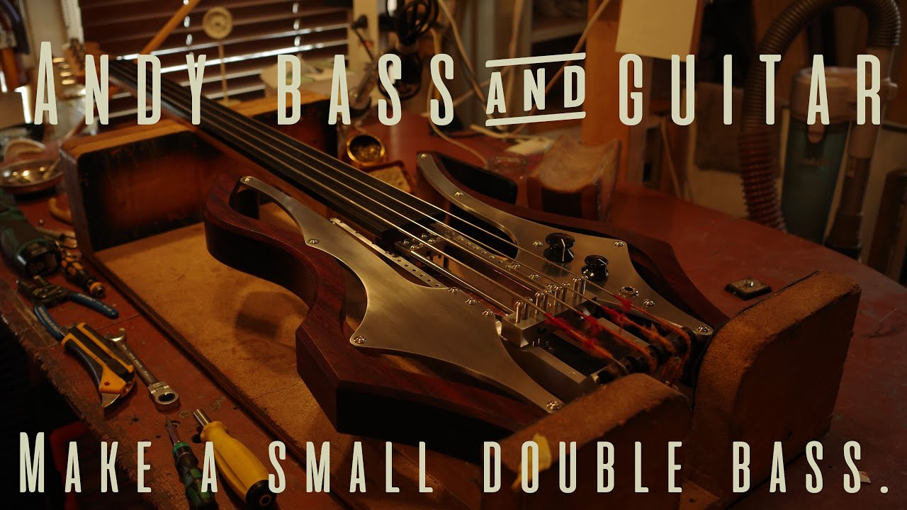 Making an electric bass guitar that can beat a contrabass.first part ...