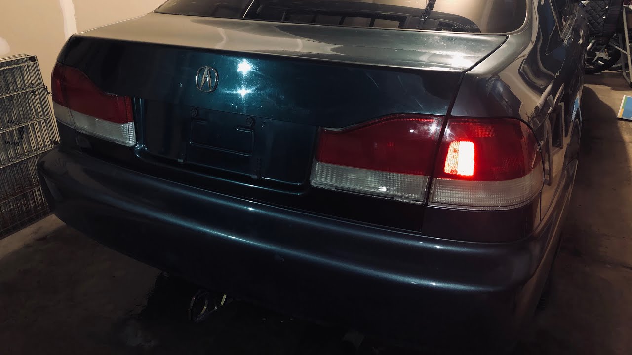 Acura EL/Domani trunk install on the Honda Civic! - YouTube