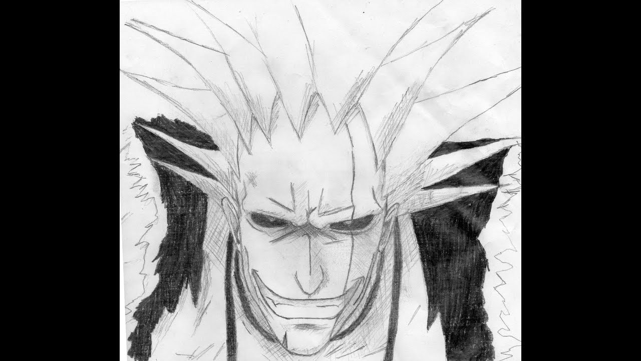 Dibujando a Kenpachi Zaraki / Drawing Kenpachi Zaraki / BLEACH - YouTube