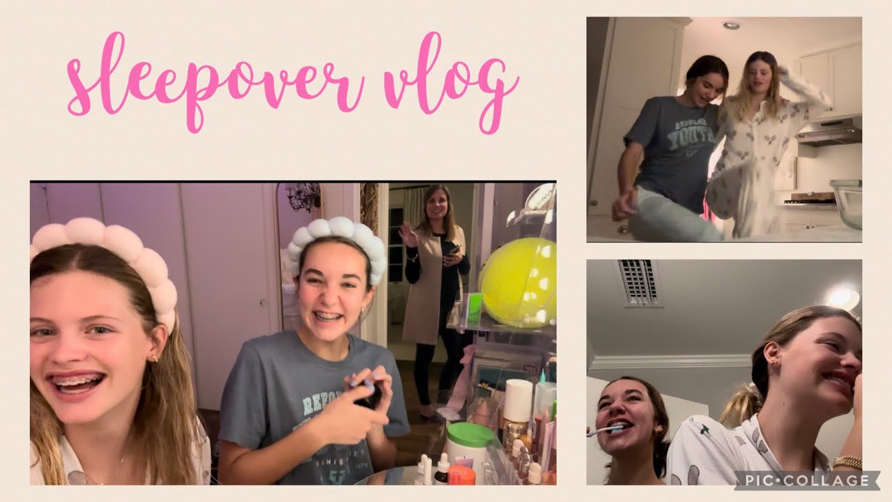 sleepover vlog! 🫶🏻👯‍♀️💗 - YouTube