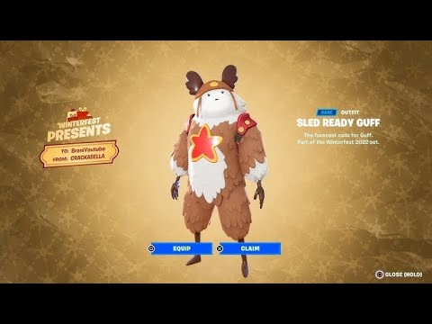 FORTNITE Battle Royale SLED READY GUFF Skin Win Solo PS5 Gameplay 4K ...