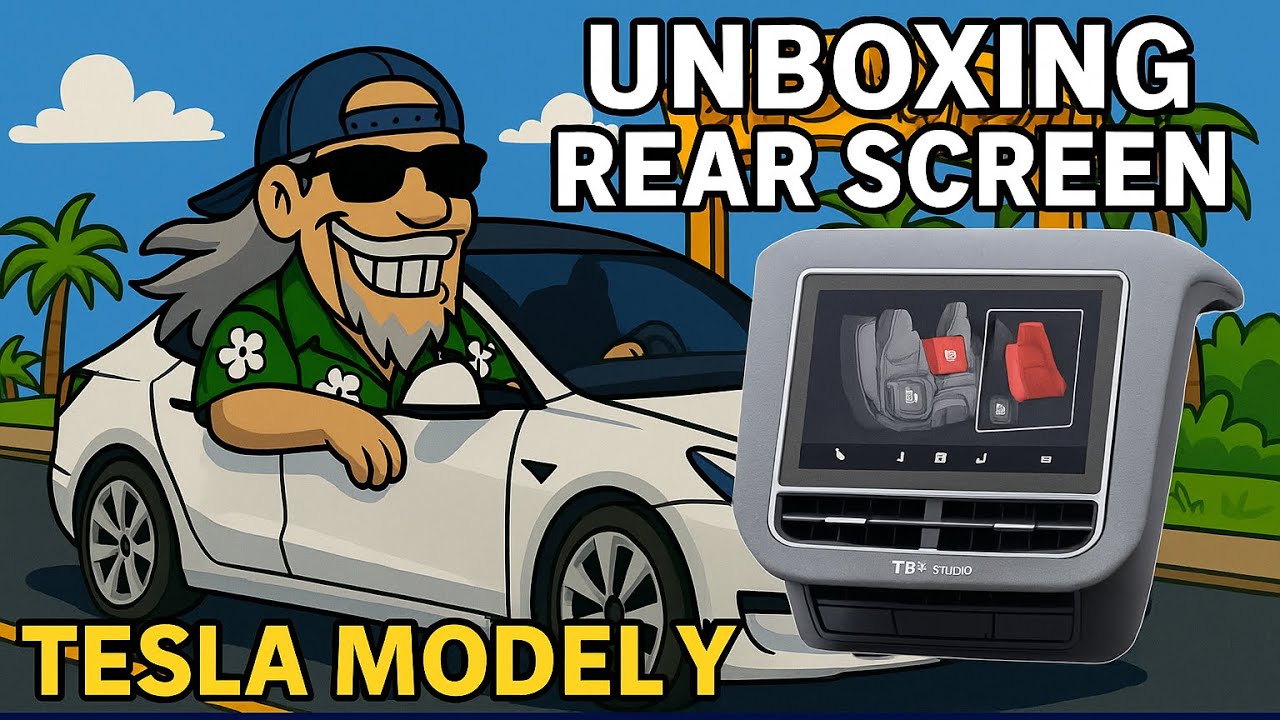 Tesstudeo . “TESLA UPGRADE! Rear Screen Unboxing for Uber & Lyft Riders ...