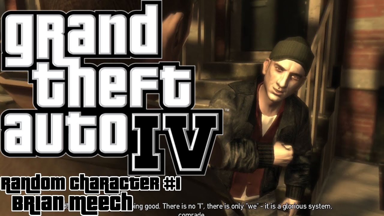 GTA IV (PC) Random Character #1 - Brian Meech - YouTube