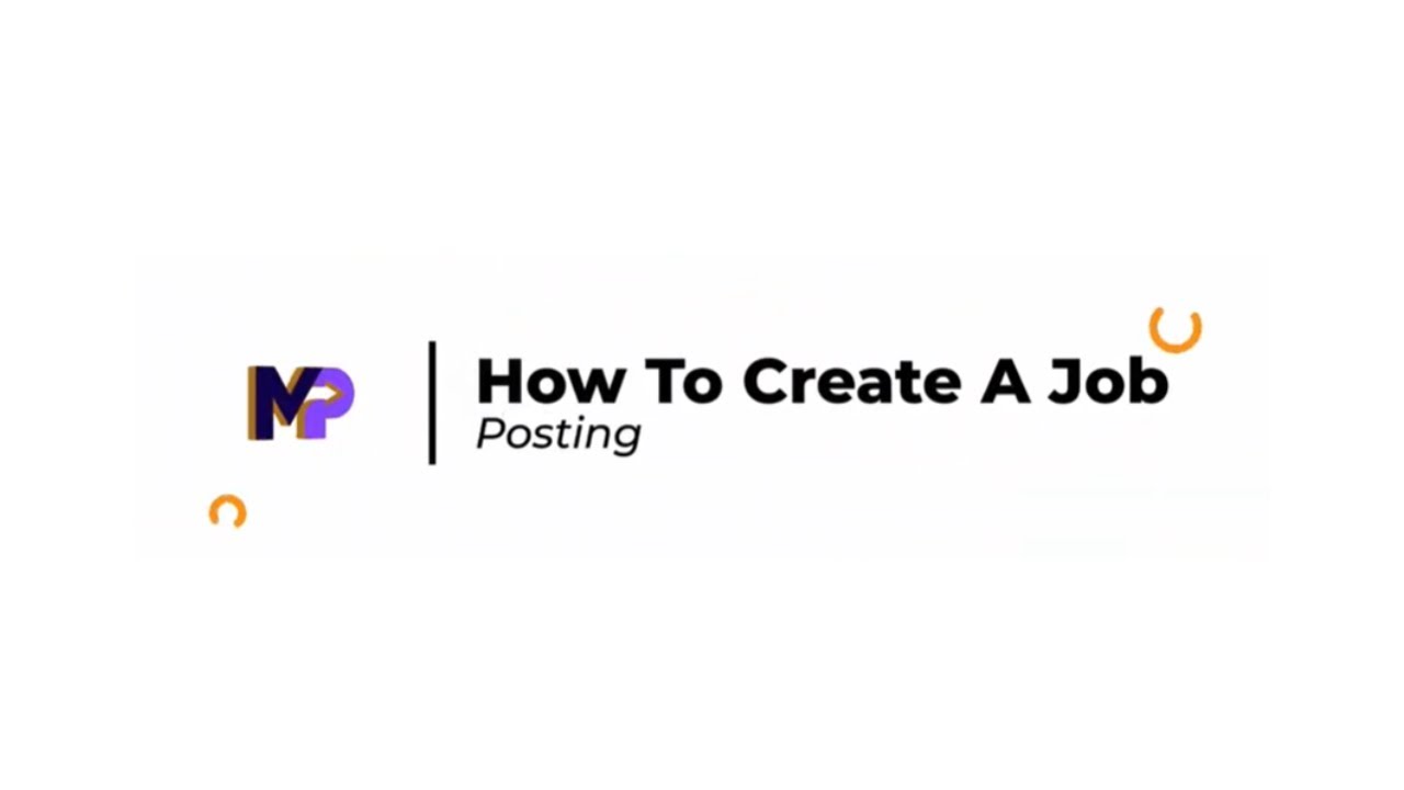How To Create A Job Posting - YouTube