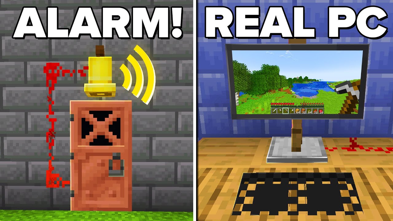 Minecraft: 10 MINI Redstone Build Hacks! - YouTube