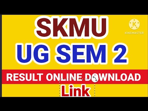SKMU UG SEM 2 RESULT DOWNLOAD #skmu - YouTube