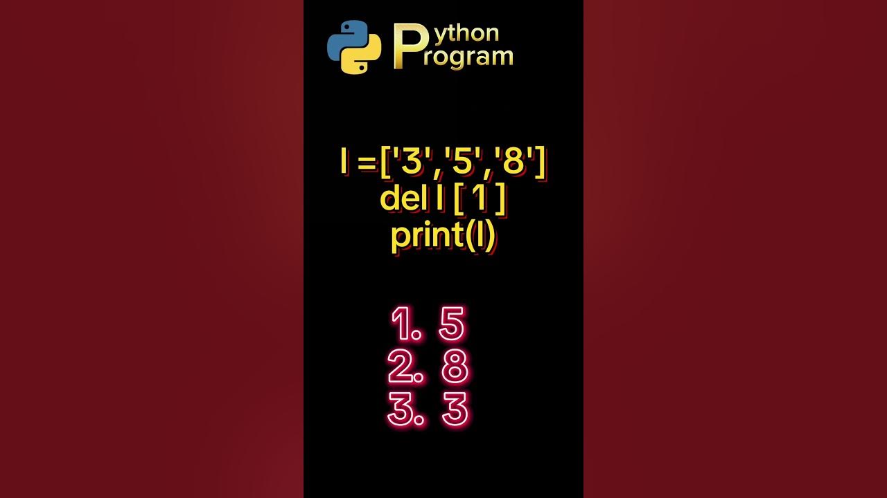 Python 🐍quiz Comment Shortsfeed Learnpython Pythoncode Coding Youtube 3405