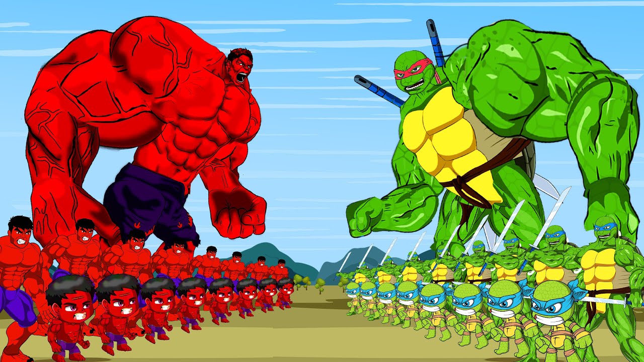 HULK vs TEENAGE MUTANT NINJA TURTLES: Mutant Mayhem- Rescues Ninja ...