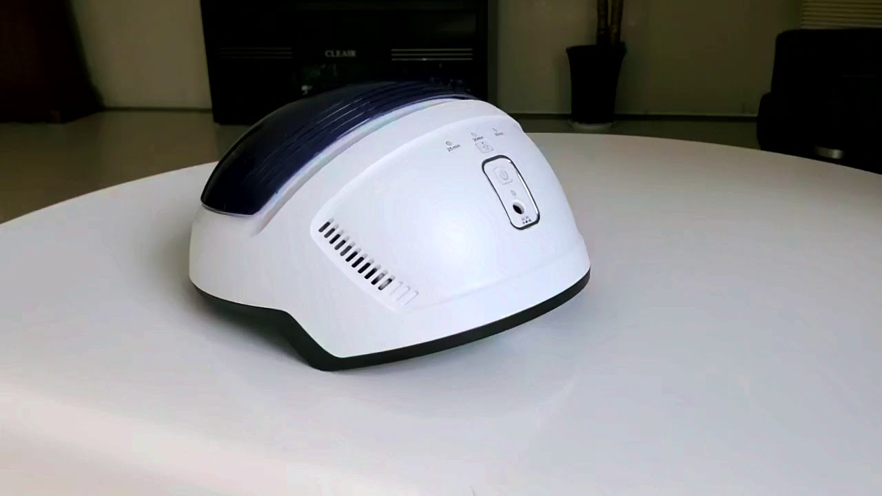 Kernel KN-8000B hair growth laser helmet for hair loss treatment. - YouTube