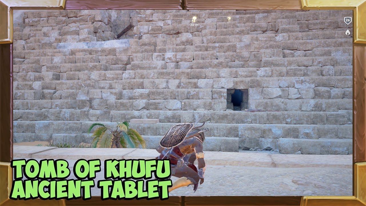 Assassin's Creed Origins Tomb of Khufu Ancient Tablet - YouTube