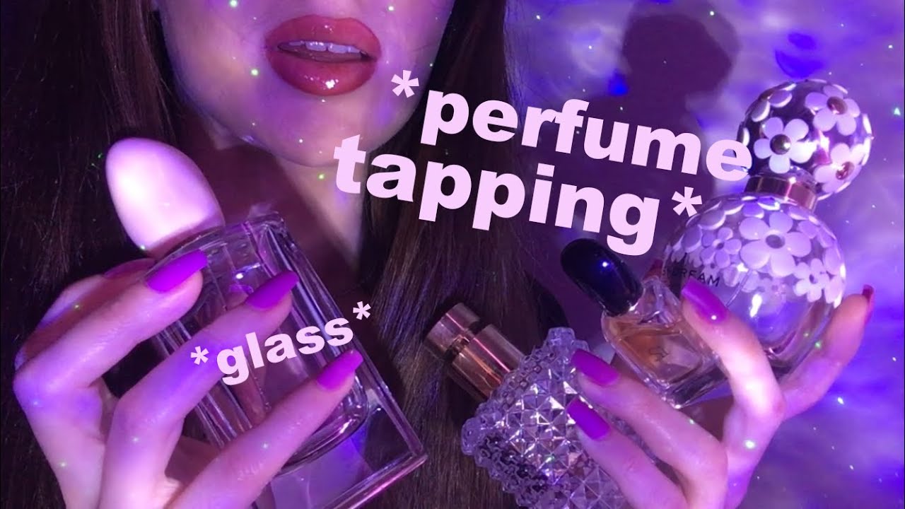 ASMR | Tapping on perfume bottles | Relaxing glass sounds 🧞‍♀️🔮 - YouTube