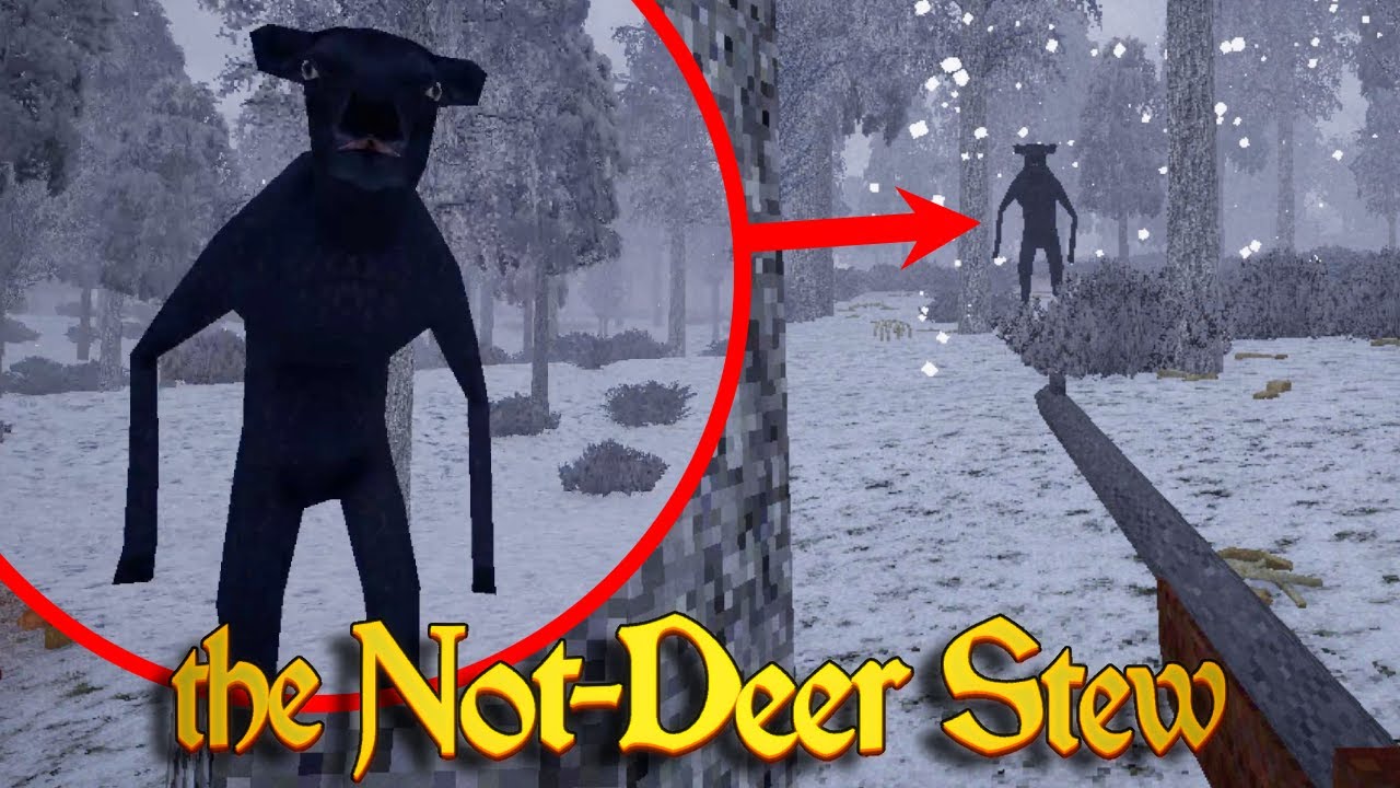 Hunting And Cooking A Cryptid For Christmas... | The Not-Deer Stew ...