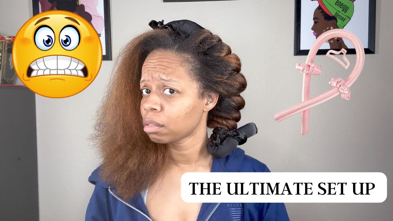 Heatless Curls On A Blowout | Either A Fail Or A Success - YouTube