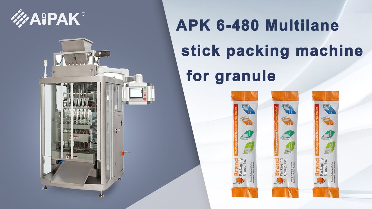 What is stick packing machine doing in packaging powders - YouTube