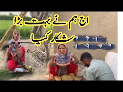 Traditional village food jal murgi ka shikaar|| village life food ...