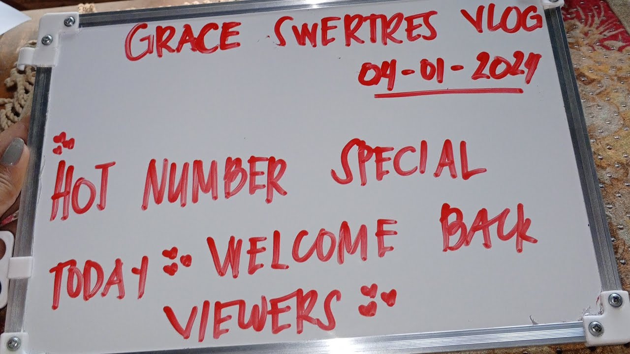 WELCOME BACK VIEWERS_HOT NUMBER SPECIAL TODAY APRIL 1|GRACESWERTRESVLOG ...