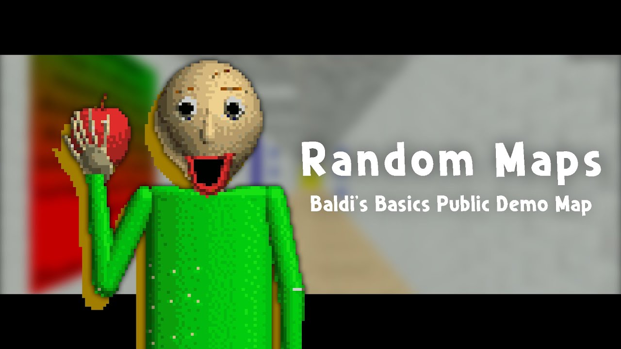 Baldi's RANDOM MAPS | BBRMS: Public Demo Map [Mod] - YouTube