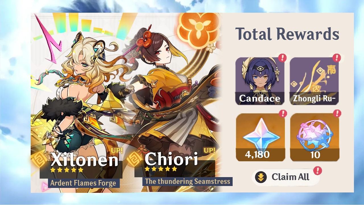 GOOD NEWS! 36 FREE PULLS FOR XILONEN AND CHIORI IN THE FIRST PHASE ...