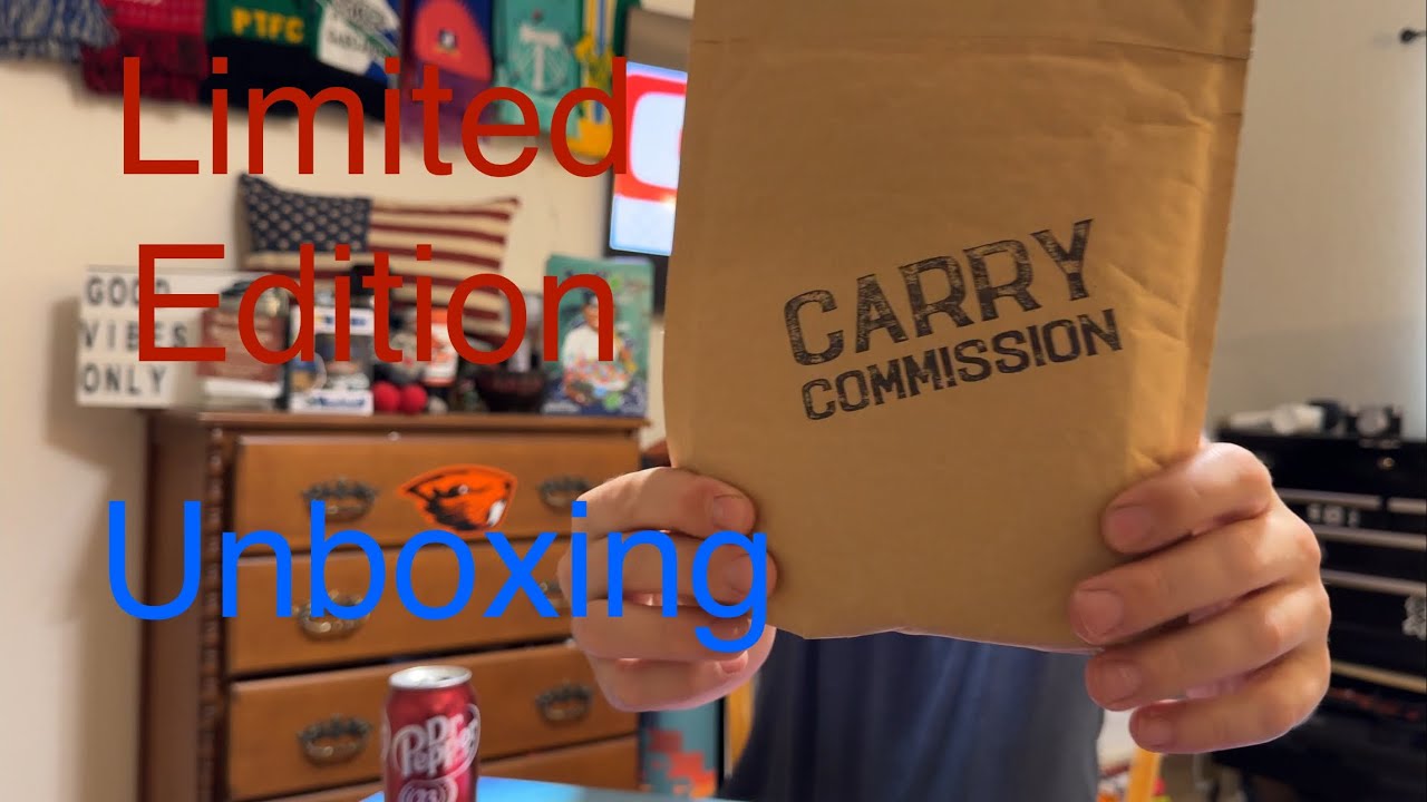 Carry Commission exclusive bronze TPT slide unboxing - YouTube