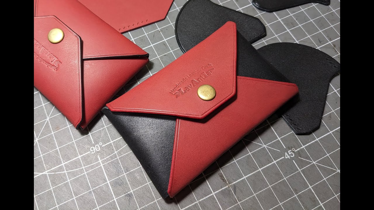 Make a minimalist card holder over the weekend. - YouTube