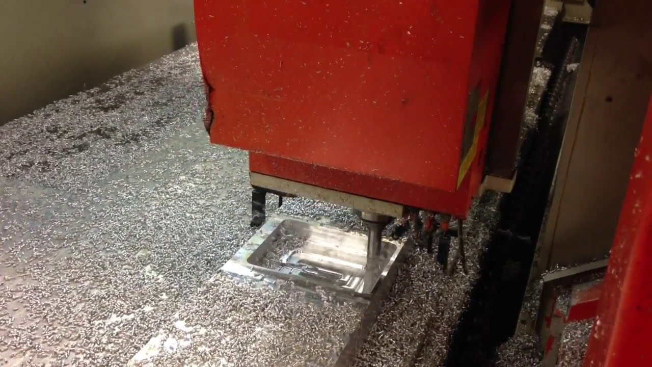 Ripper Mill pocketing Boeing parts at 275 IPM - YouTube