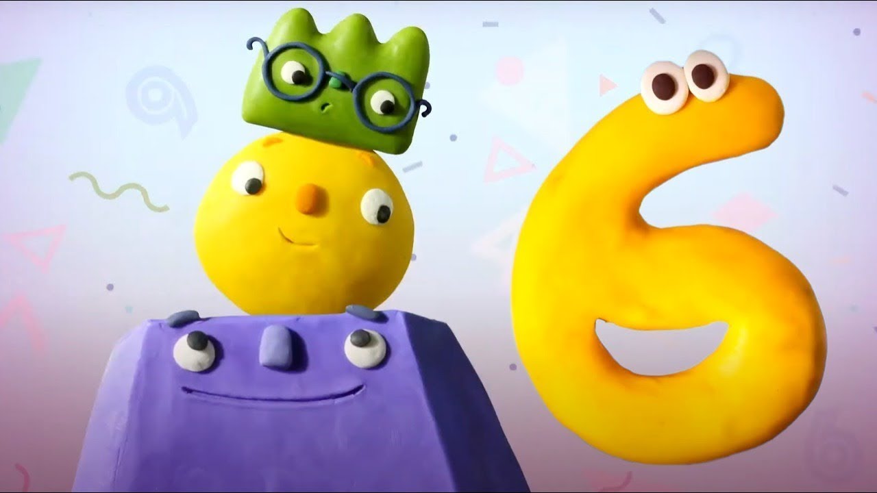 Count with Claymotions | NUMBER 6 | Learning cartoons for kids 🟡 ...