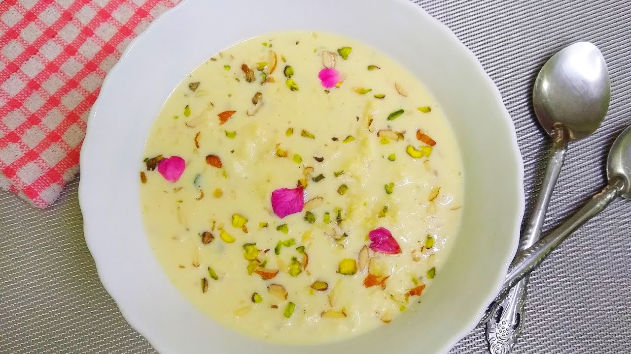 Sweet & Delicious Rabadi | Instant Rabadi without milk powder - YouTube