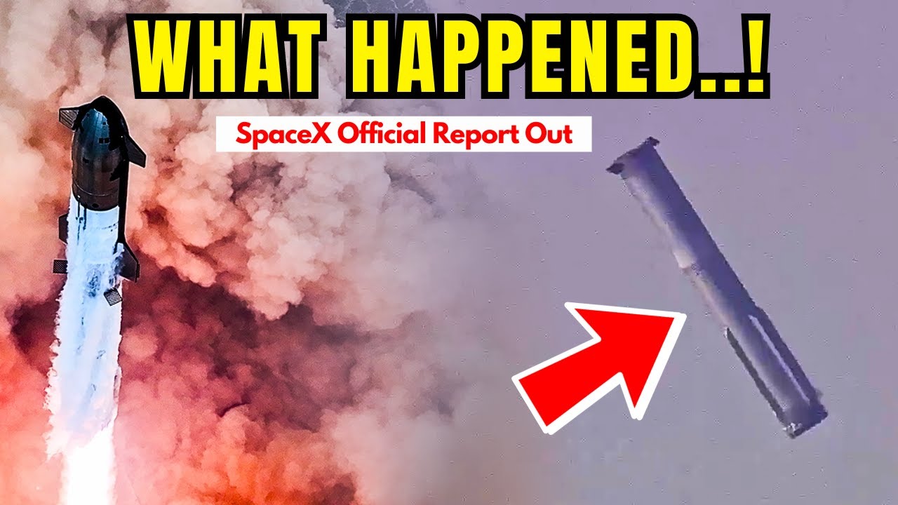 SpaceX Revealed What Exactly Happened to Starship 29 & Booster 11 in ...
