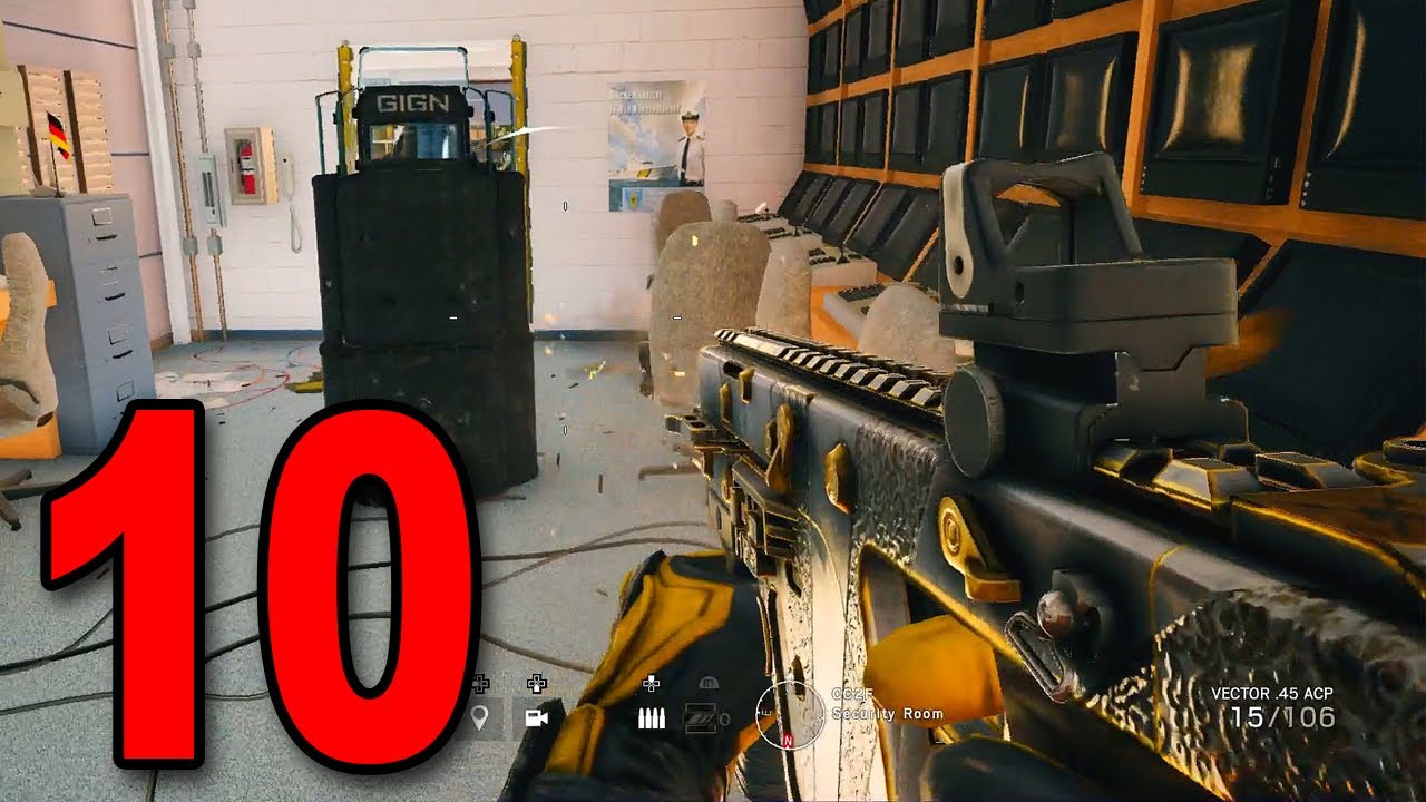 Rainbow Six Siege - Part 10 - TWO RIOT SHIELDS?! - YouTube