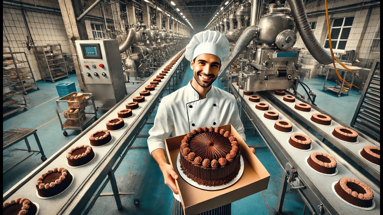Cake Mass Production || How Factories Bake 2 Million Cakes a Day - YouTube