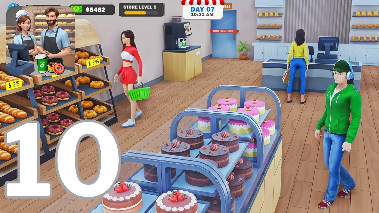 Bakery Supermart Simulator - Build Grocery Empire - Idle Market Manager ...