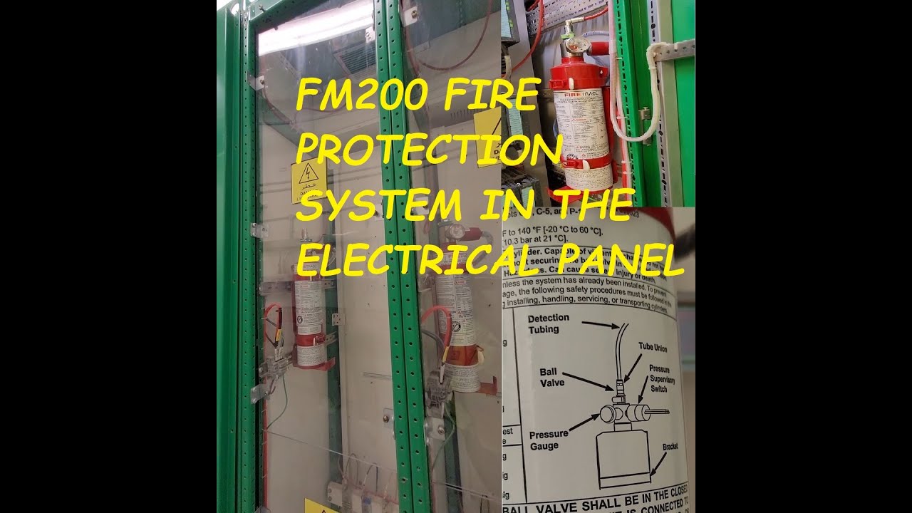 FM200 FIRE PROTECTION SYSTEM IN THE ELECTRICAL PANEL - YouTube
