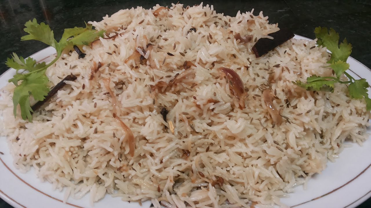 Zeera Walay Chawal / Cumin Rice ( Cooking With Fouzia ) - YouTube