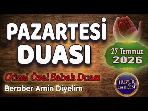 Pazartesi Günü Duası - Allаh’ım! Dаvrаnışlаrımızı İnаncımızlа Bütünleştir