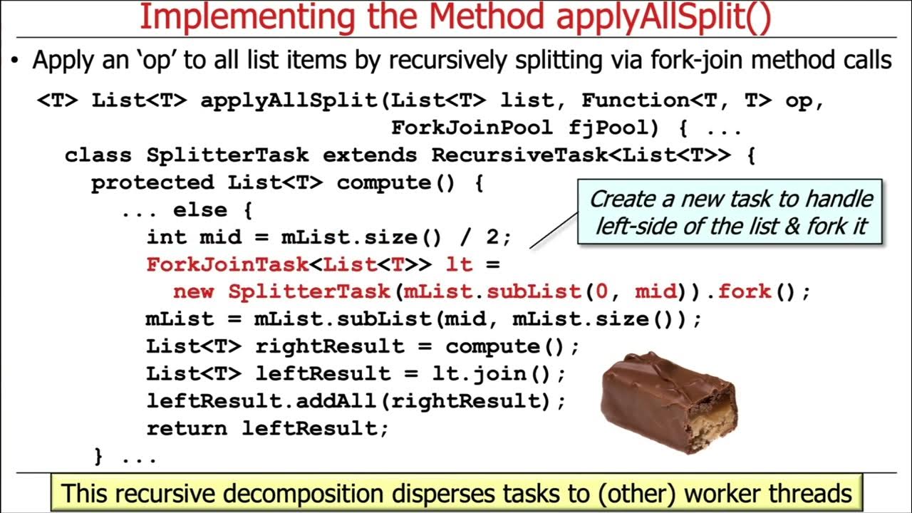 Evaluating the applyAllSplit() Java Fork-Join Framework Programming Model - YouTube