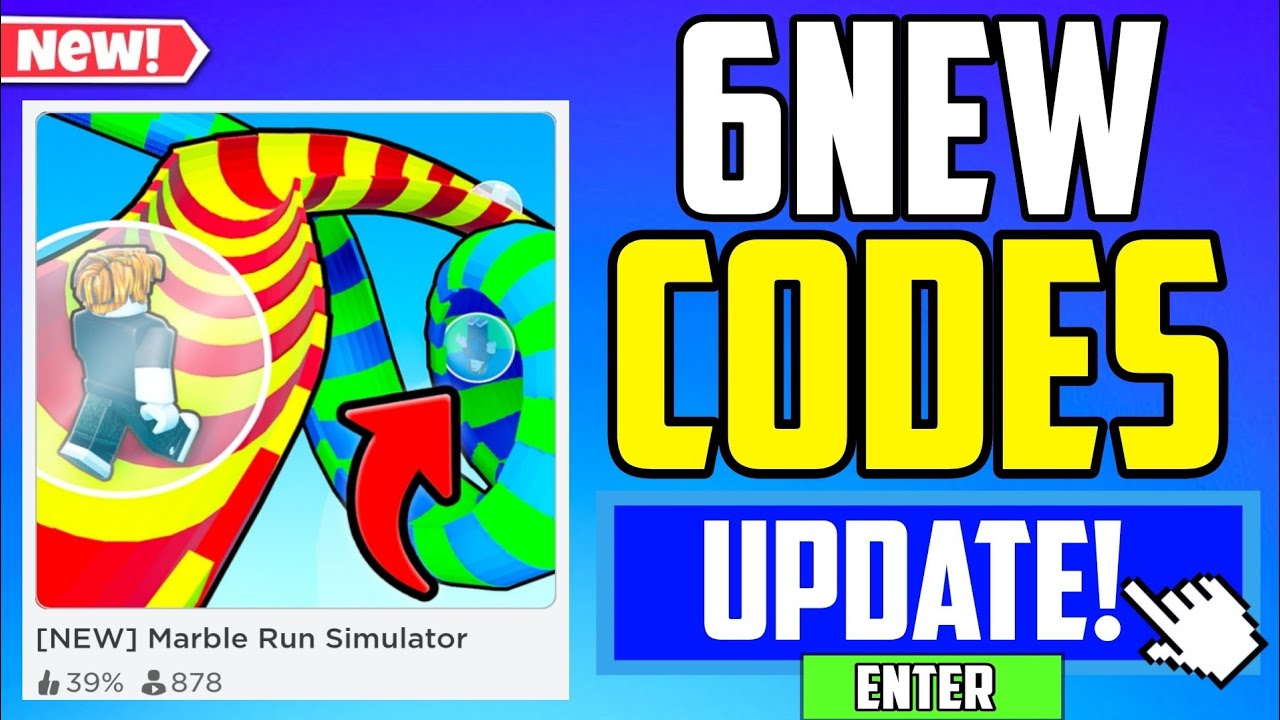 *SECRET UPDATE!* | MARBLE RUN SIMULATOR CODES 2024 (NEW) - YouTube