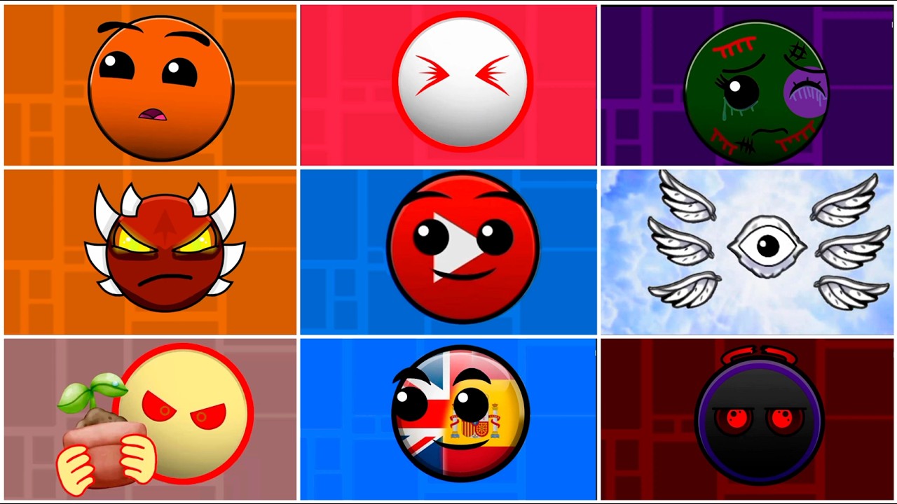 All Fire In The Hole Normal and Reverse | Geometry Dash - YouTube