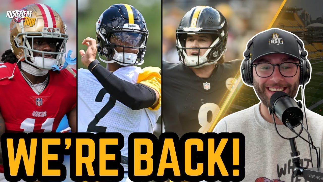 Steelers WR Drama! Justin Fields Contract? - YouTube