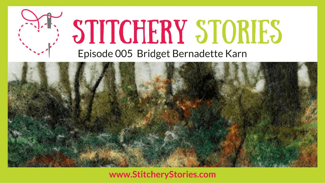 Bridget Bernadette Karn: Artist Using Wool To Make Felt Pictures - YouTube