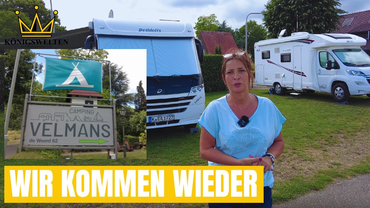 Campingplatz Vorstellung Velmans in Roermond mit dem Wohnmobil und ...