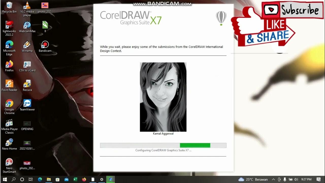 Cara Pasang Corel Draw X7 dan Cara Agar Tidak Terdeteksi Ilegal, 100% Wrok..!! - YouTube