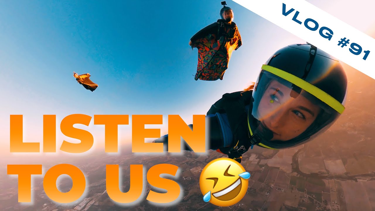 Wingsuiters almost PASS OUT from laughing too hard 🤣 | Live Audio of ...