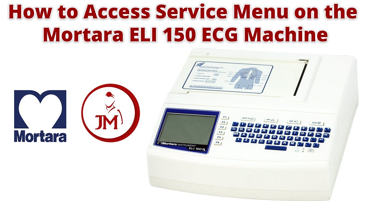 How to Access the Service Menu on the Mortara ELI 150/250 ECG Machine ...