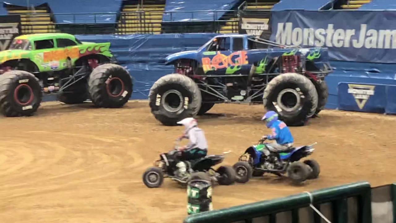 Monster Jam (Dayton, Ohio 2019) ATV Obstacle Course - YouTube