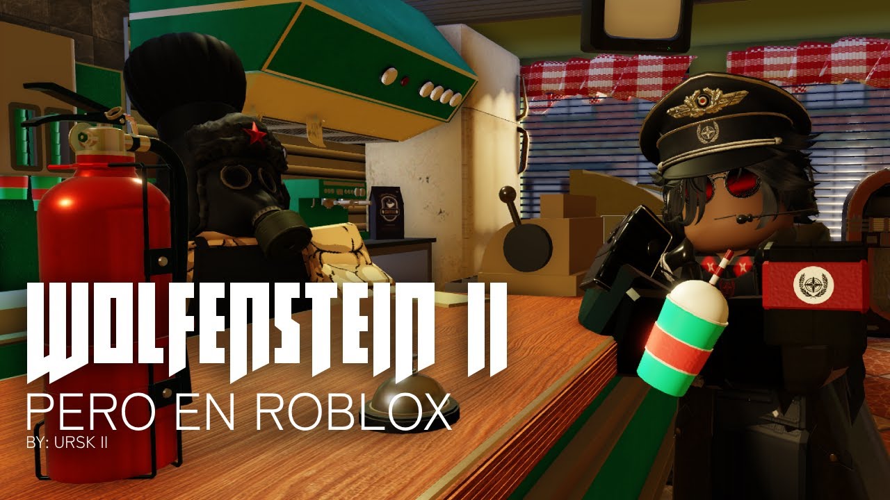Wolfenstein 2 - Malteada de fresa pero es en ROBLOX - YouTube