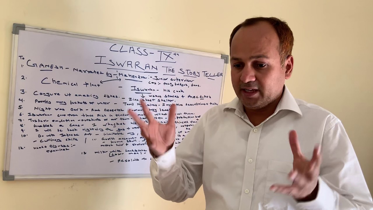 Class -9th Explanation chapter - Ishwaran the story teller - YouTube