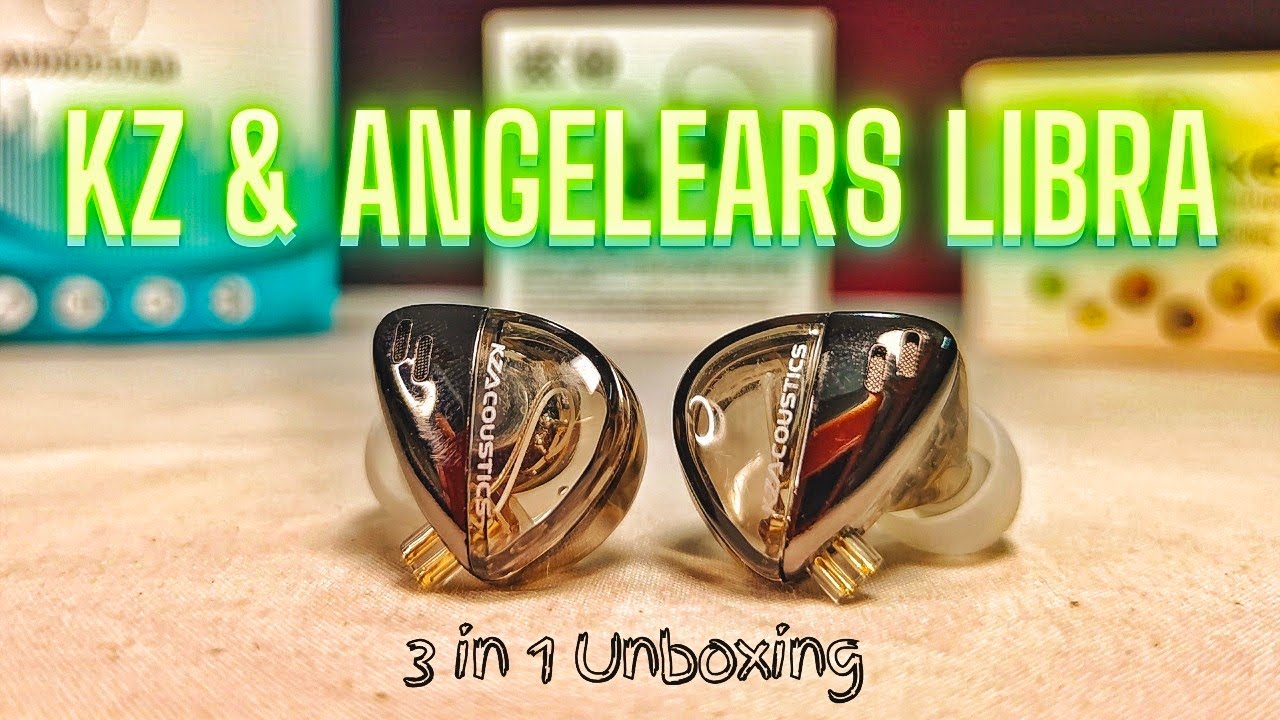 3 in 1 Unboxing 😜🤩 KZ & Angelears Libra IEM 🔥🔥 Best IEM earphone under ...