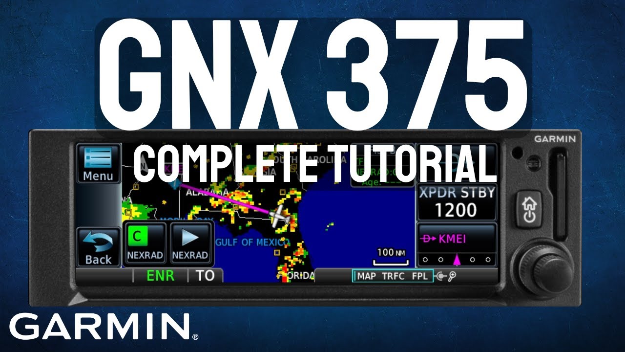 How to Use the Garmin GNX 375 - Tutorial for Beginners - YouTube