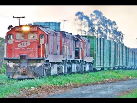 Trem ALL Triplex de GT26 MC no Trem C40 Partindo de Araucaria Carga ...