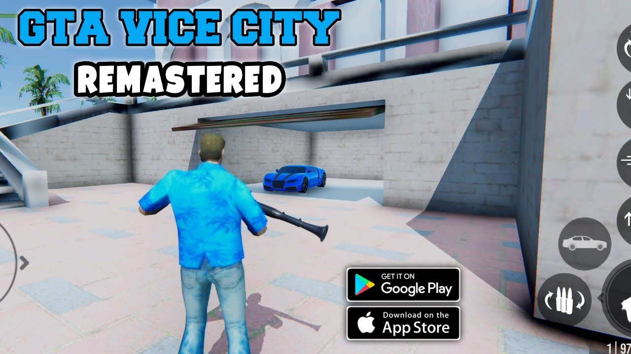GTA Vice City Remastered Mobile BETA GAMEPLAY (Android,IOS) 2021 - YouTube